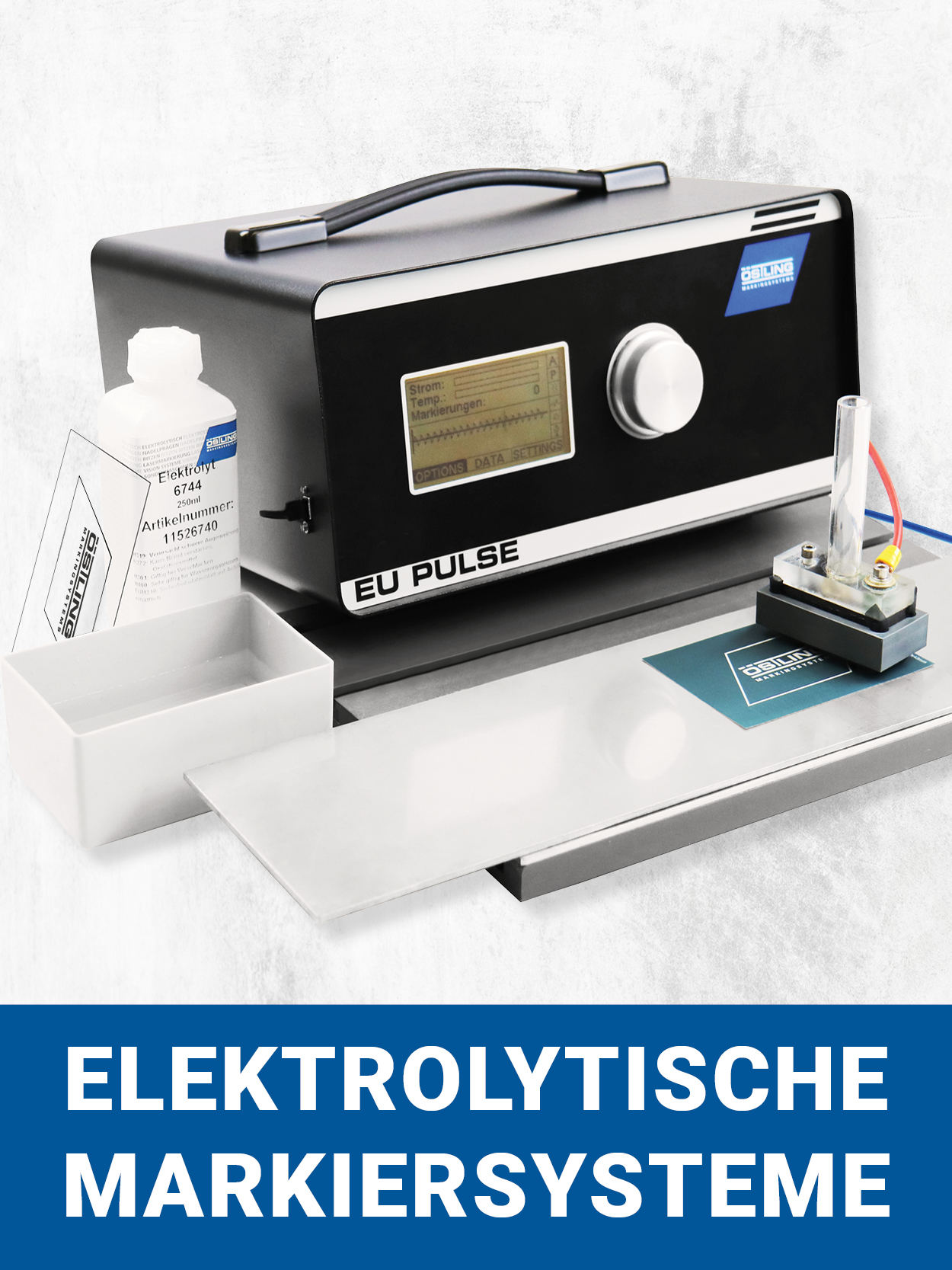 Semi-automatic Electrolytic Marking Systems Etching - ÖSTLING
